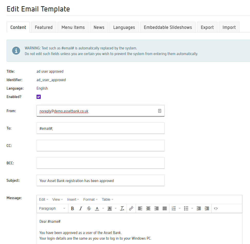 Content Overview – Asset Bank Help Centre